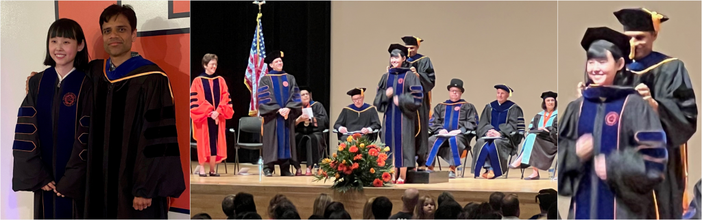 Very proud of Dr. Kairui Zhang! – See few pics from her hooding ...